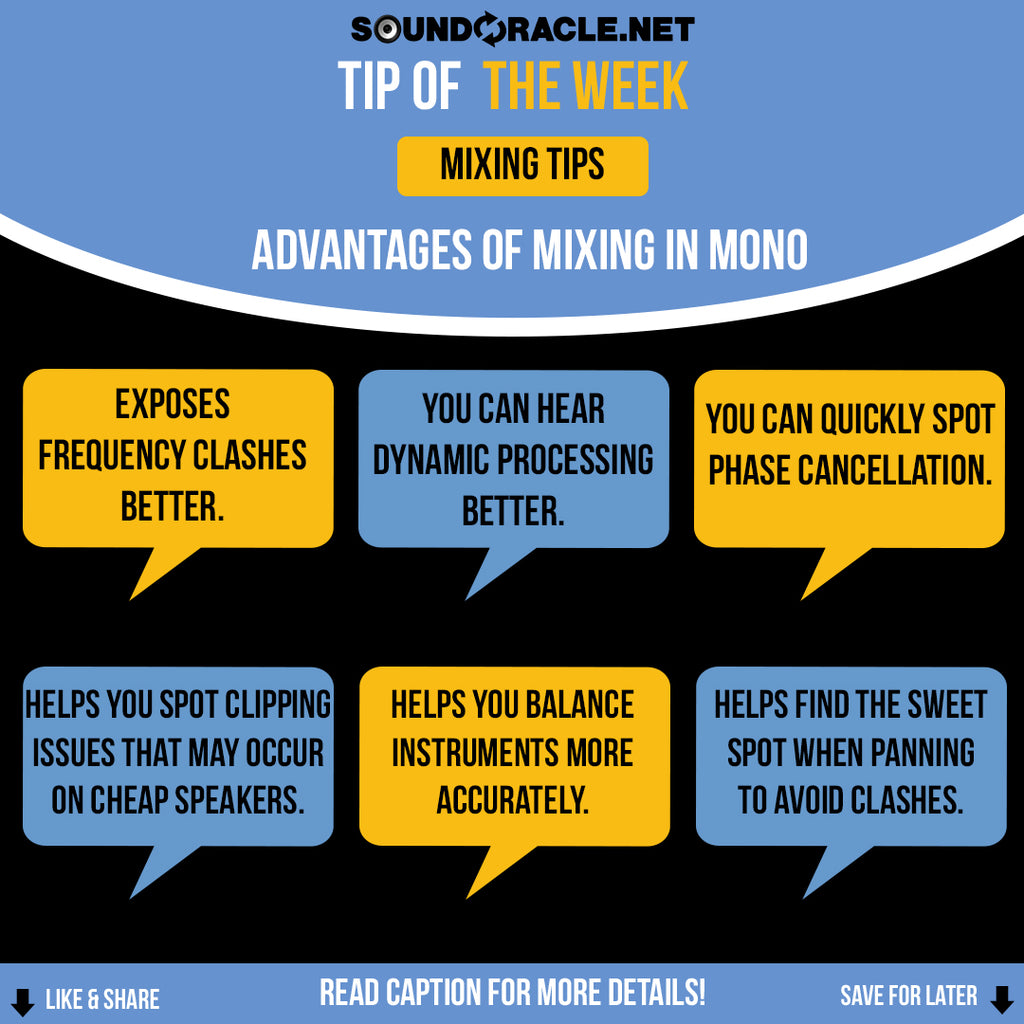 Advantages Of Mixing In Mono: Mixing Tips | SoundOracle Sound Kits