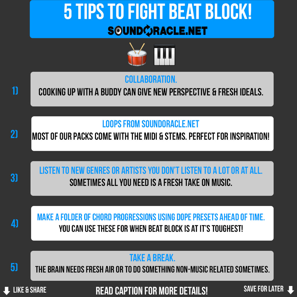 5 Tips To Fight Beat Block! | SoundOracle Sound Kits